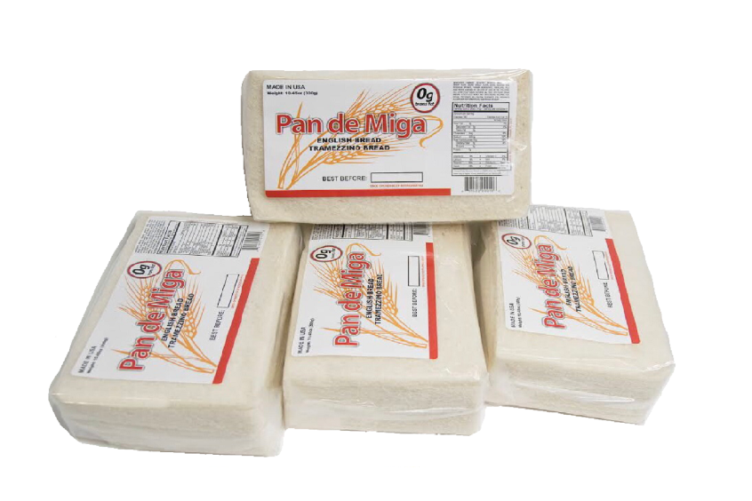 4 White Packages | Crustless Bread – Big Bread Corp